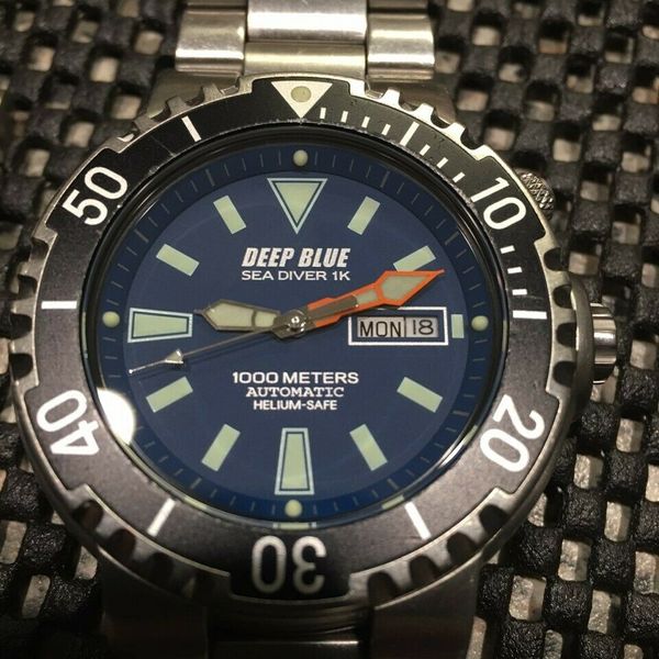 Deep Blue Sea Diver 1K automatic diver's watch | WatchCharts