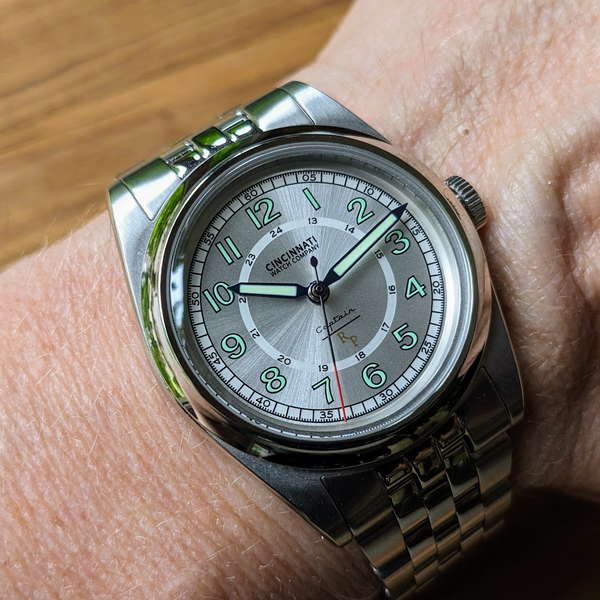 [WTS] Cincinnati Watch Co. "Captain LE of 100" | Auto, Sapphire | Full ...