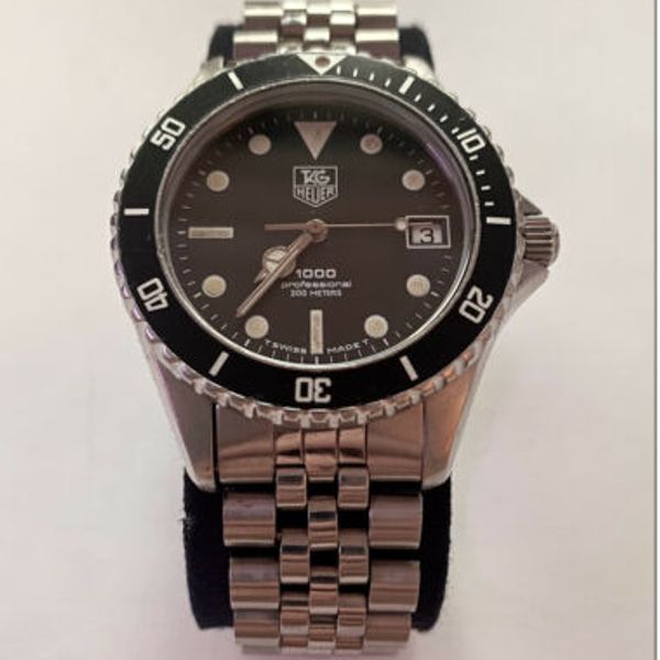 TAG Heuer Vintage Tag Heuer 1000 Submariner Professional Men's Watch ...