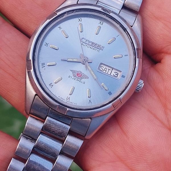 Vintage Citizen Automatic 21 Jewels Nice Colour Dial Exhibition Caseback Japan | WatchCharts ...