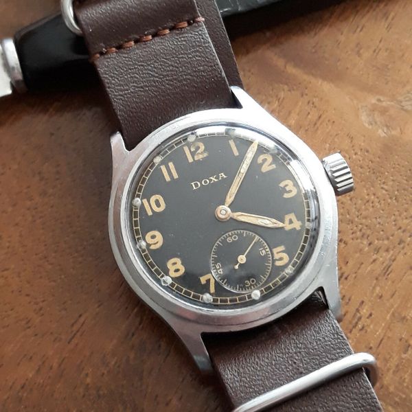 Vintage WWII German Military Doxa Dienstuhr 1945 All Original Army ...