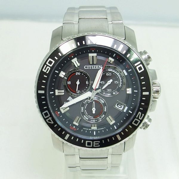 Citizen CITIZEN Promaster Eco-Drive Chronograph Analog Watch Silver ...