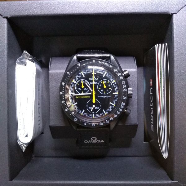 Orologio dell'Omega Swatch Speedmaster - Mission to Mercury (Batman ...