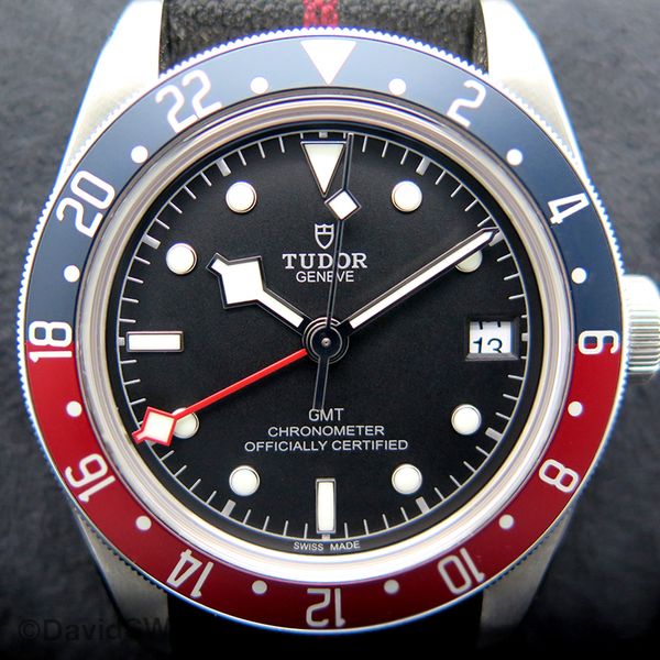 FS: Tudor 79830RB BLACK BAY GMT- RED/ BLUE BEZEL-NATO STRAP- BASEL 2018 ...
