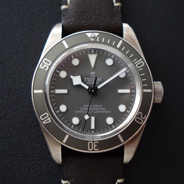 Tudor Black Bay 58 Silver leather 79010SG Taupe dial full set ...