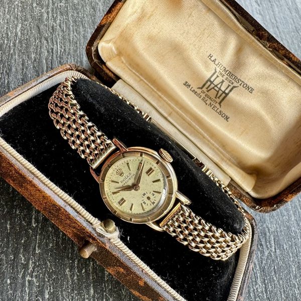 VINTAGE ROLEX PRECISION 18K SOLID GOLD LADIES WRISTWATCH REF:8823 CIRCA:1956â s | WatchCharts ...