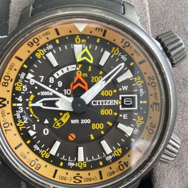 Citizen Man Watch Promaster Altichron Eco Drive Super Titanium GN 4WS ...