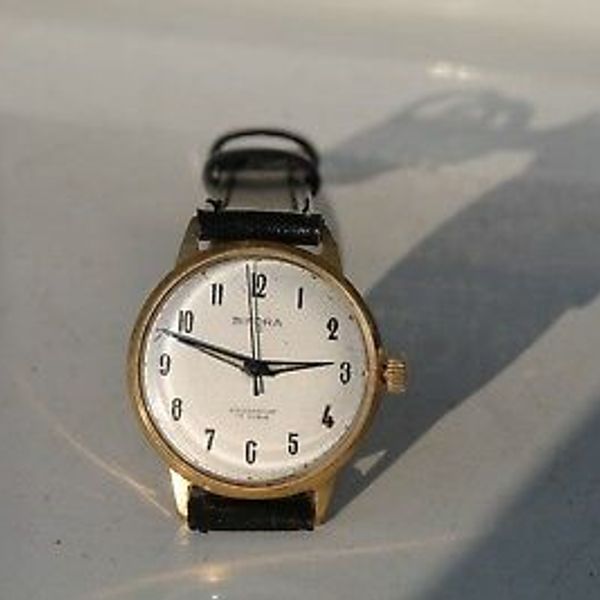 Original Vintage Old German Made Bifora 113 Mens Watch Gold Plated ...