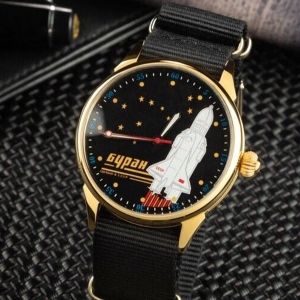 Vintage Raketa Watch Spacecraft Mechanical Buran USSR Russian Wrist ...