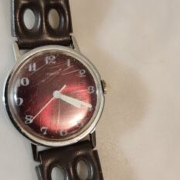 TIMEX RED DIAL MEN'SWRIST WATCH | WatchCharts Marketplace