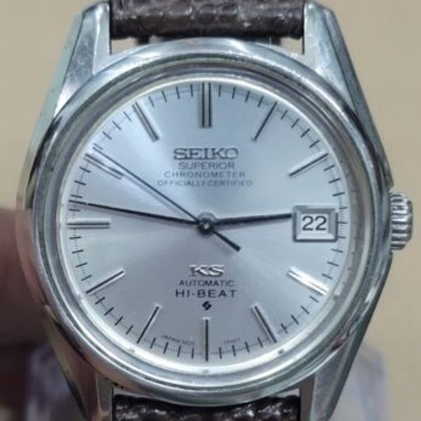 VINTAGE SEIKO KS SUPERIOR CHRONOMETER 5625 HI BEAT AUTOMATIC 25J SS MEN WATCH | WatchCharts ...