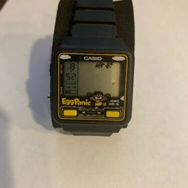 Casio Game Watch GE-6 Egg Panic Very Rare Vintage | WatchCharts Marketplace