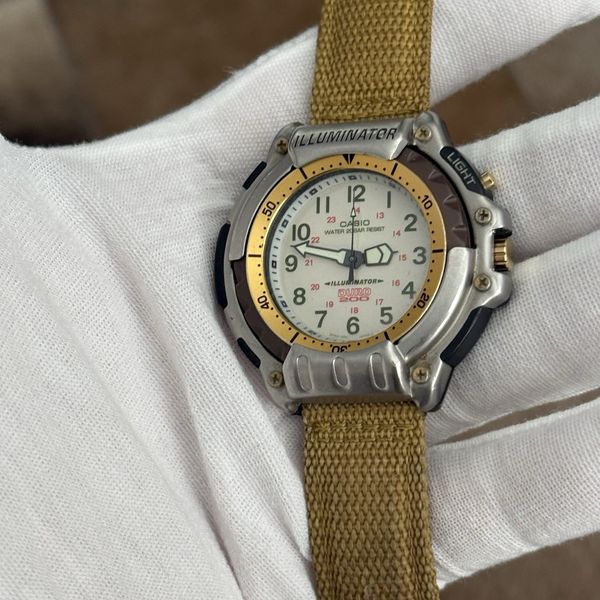 Rare Vintage Casio Duro 200 Menâ s Sports Watch DRO-201 Module 1309 JDM ...