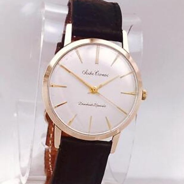 1959 SEIKO CRONOS DIASHOCK 21 JEWELS CAL J14021 Mechanical Men Wrist Watch JAPAN | WatchCharts ...