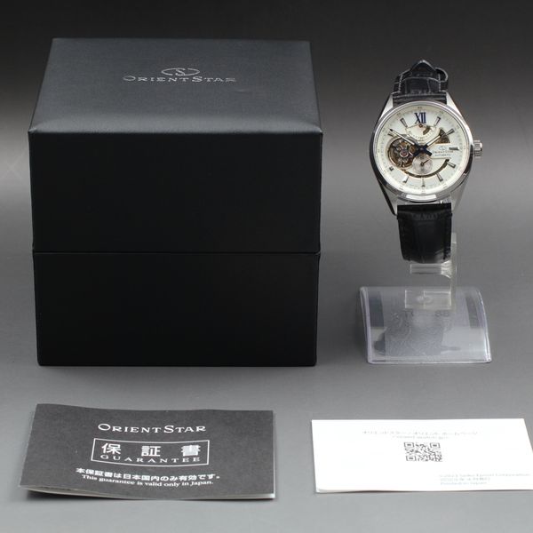 N MINT*Box ORIENT Star contemporary F6F4-UAB0 Modern Skeleton Automatic ...