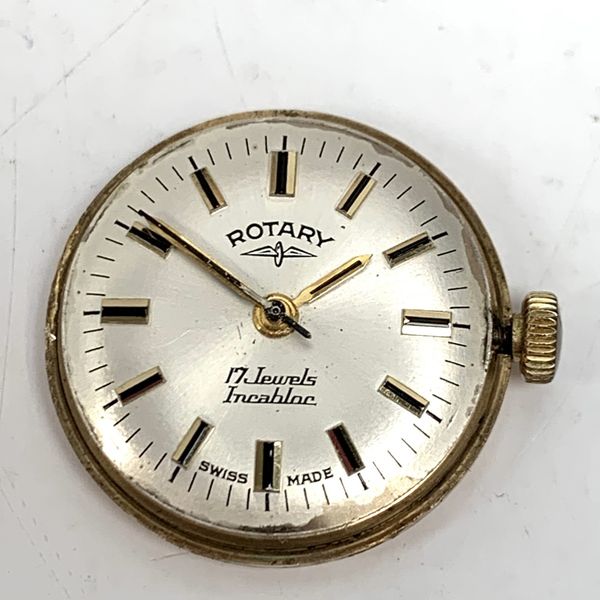 Vintage Rotary 9ct Gold, Incabloc, 17 Jewels, Swiss Made Watch ...