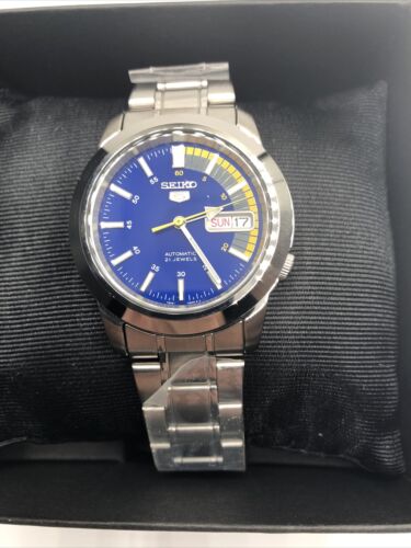 Seiko 5 Automatic Movement Blue Dial Men's Watch SNKK27 | WatchCharts ...