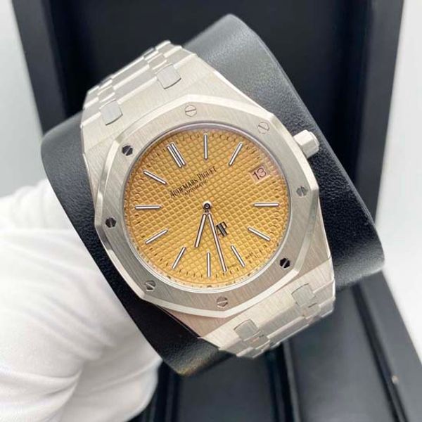 FS: Audemars Piguet Royal Oak Salmon Dial "Jumbo" 39mm 15202BC.OO ...
