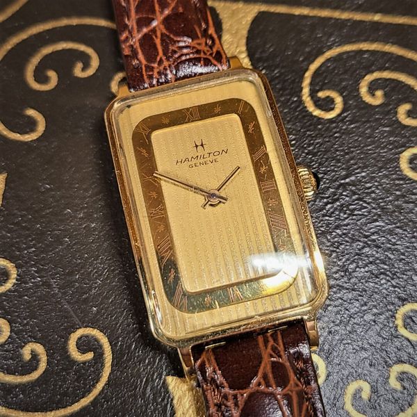 HAMILTON Geneve [Hamilton Geneve] cal.732 antique watch wristwatch ...