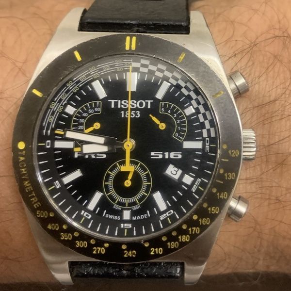 Tissot PRS 516 Reverse Retrograde Chronograph Quartz Menâ s Watch Swiss ...