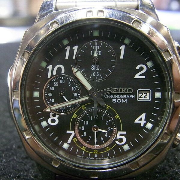All Original Vintage SEIKO Man's Chronograph 50M Diver Watch | WatchCharts
