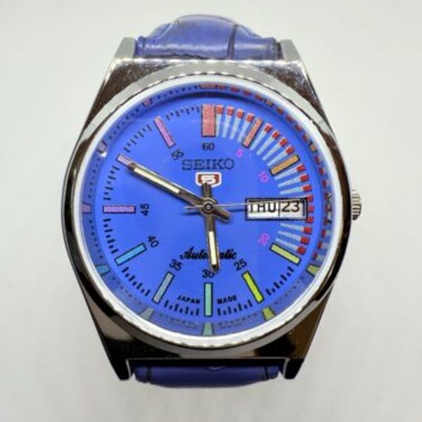 seiko 5 automatic mens watch 17 Jewels Japan Made Vintage Movement 6309A | WatchCharts Marketplace