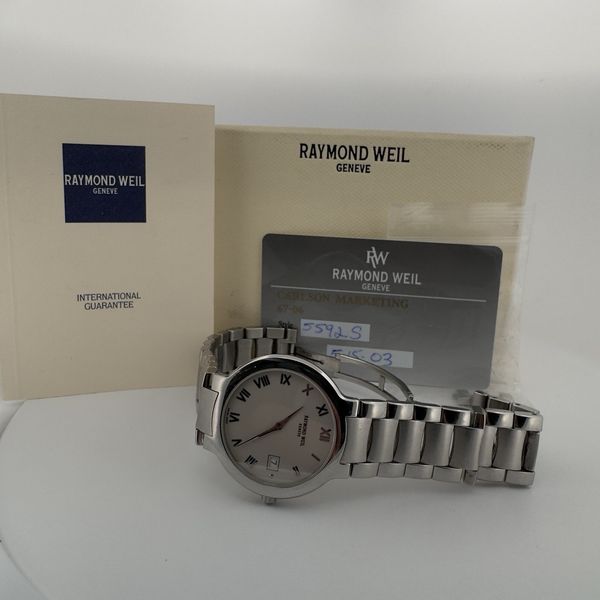 Raymond Weil Geneve 5592.S w/ Box and Link | WatchCharts Marketplace