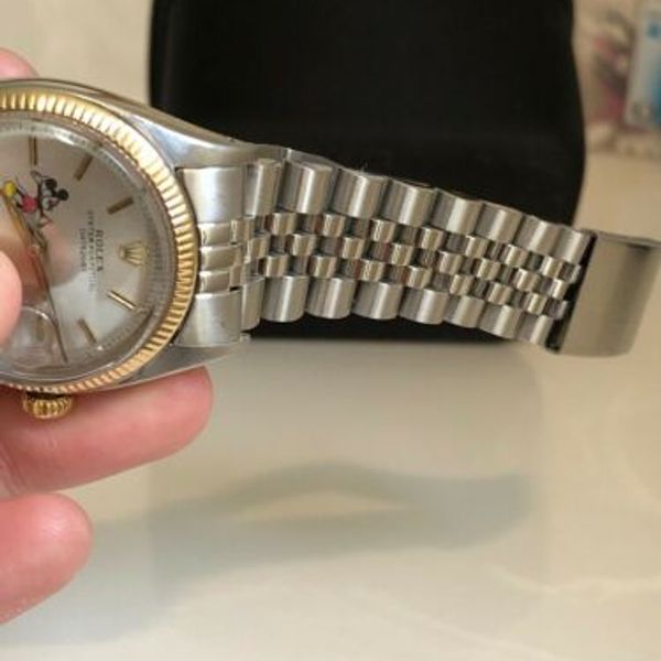 Rolex Datejust 36mm 6605 Two Tone Pie Pan Dial | WatchCharts Marketplace