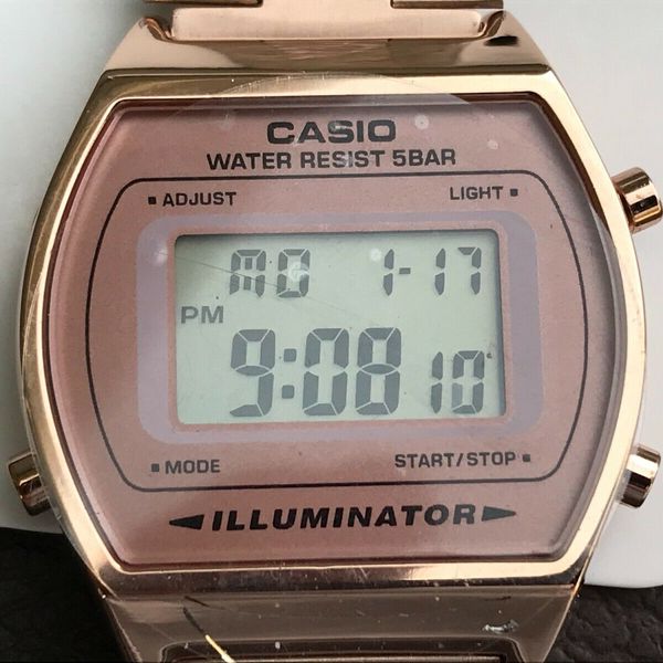 Casio B640W Illuminator Rose gold pink watch new | WatchCharts