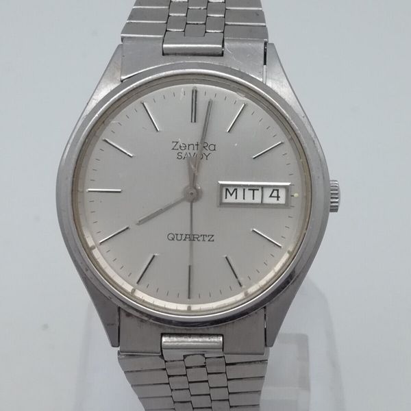 ZentRa Savoy Men's Watch, Approx. 1980s, day/date display, ESA 9362 ...