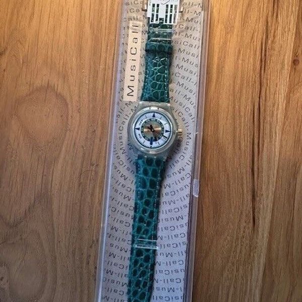 Swatch Watch Musical Philip Glass SLG102 1995 | WatchCharts Marketplace
