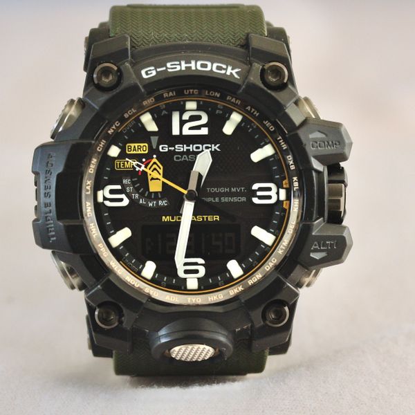 FS: Casio G-Shock Mudmaster, GWG1000-1A3, Green/Black.....Near Mint ...