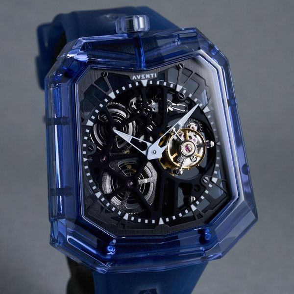 FS: 2021 Aventi Royal Blue Sapphire Ref: A11-02 Tourbillon with Box and ...