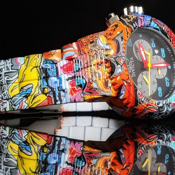 Invicta Graffiti Pro Diver Chronograph Quartz Men's Watch 52 mm ...