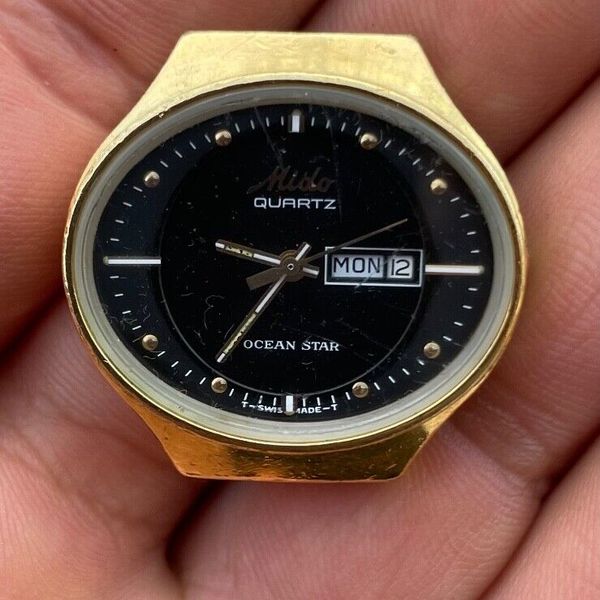 MIDO OCEAN STAR QUARTZ LADIES 27MM WATCH GOLD PLATED RARE | WatchCharts ...