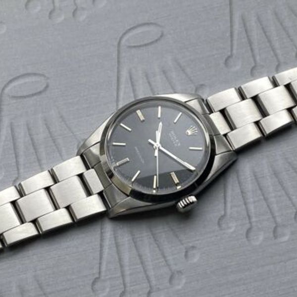 Rolex Oyster Precision 6426 Black Gilt Watch 1980 | WatchCharts