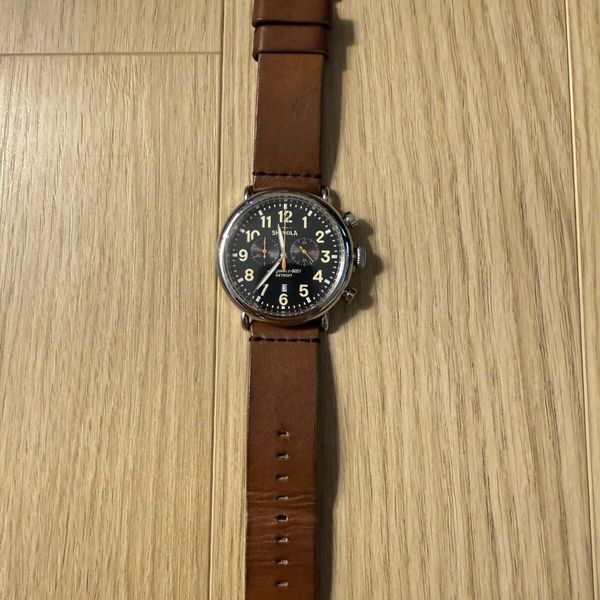 Shinola The Runwell Chronograph Stainless Steel 47mm Men's Watch ...