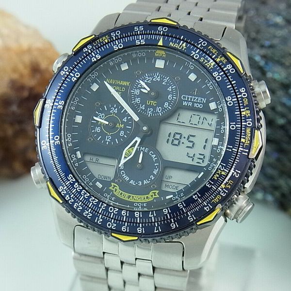 Citizen Promaster Eco-Drive Navihawk A-T JN0040-58L Price as of January ...
