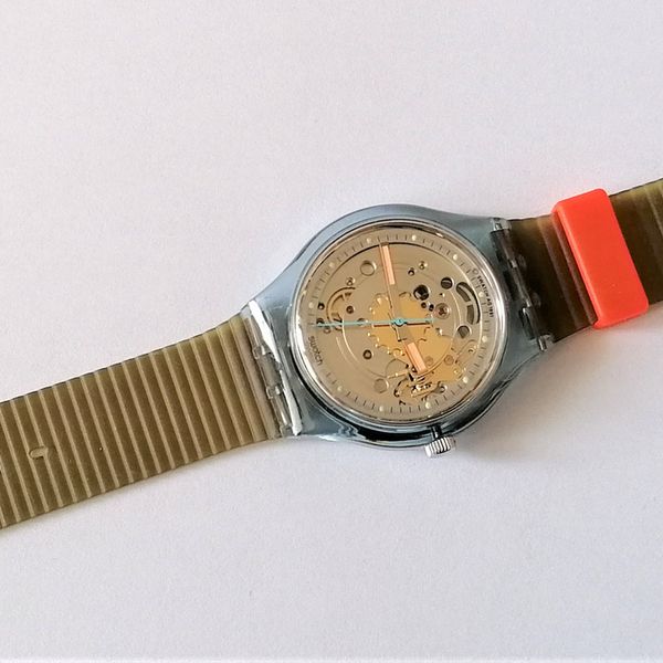 Swatch Automatic 1991 - SAN100 - Blue Matic - New | WatchCharts Marketplace