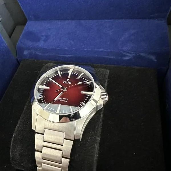 [WTS] Relio Solstice Red Dial 38mm Automatic | WatchCharts Marketplace