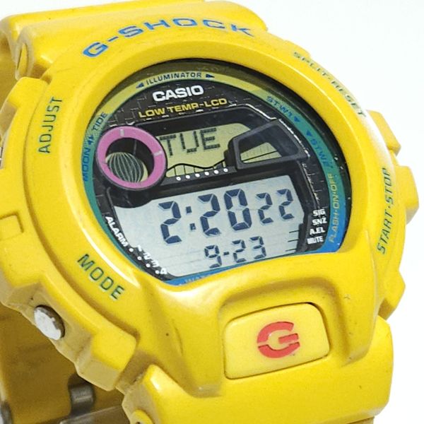 Casio G Shock GLX 6900A Yellow G-Lide Moon Data Watch | WatchCharts ...