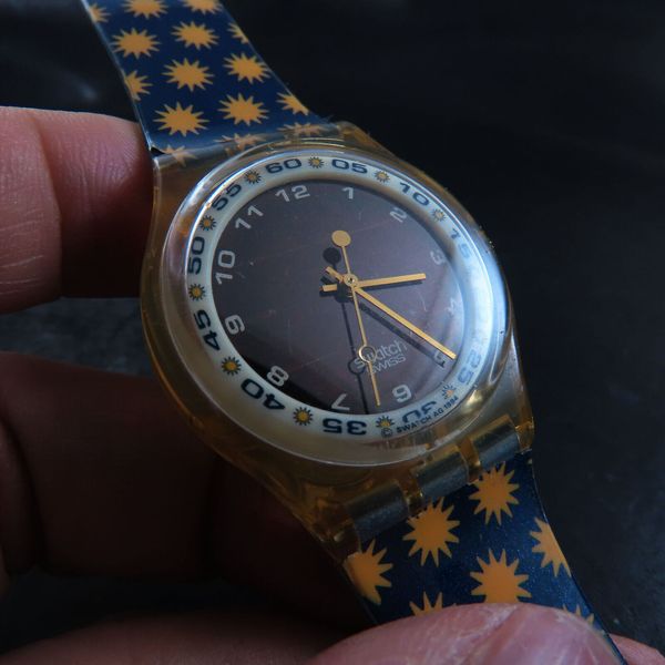 Swiss Made Swatch Solar Quartz Men Watch | WatchCharts Marketplace