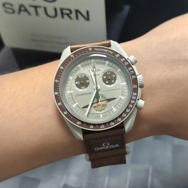 Swatch x Omega Moonswatch Mission To Saturn Watch - With Box ...