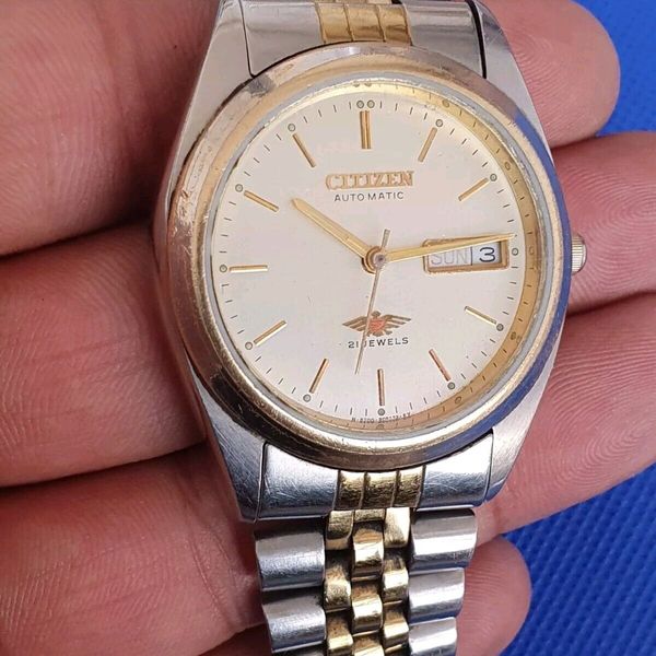 Vintage Citizen Automatic 21 Jewels Stainless Steel White Color Dial For Men's | WatchCharts ...