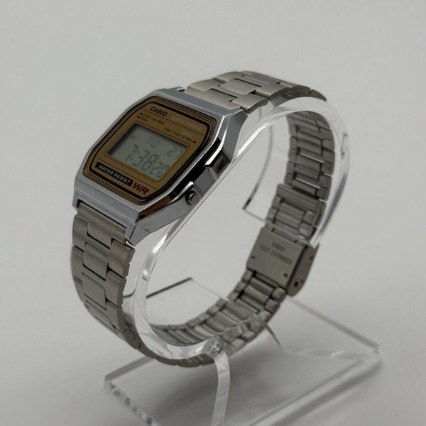 Casio A158WE Water Resist Alarm Chronograph Digital Watch | WatchCharts ...