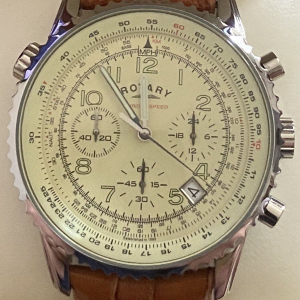Rotary Chronograph Aviator Watch | WatchCharts Marketplace