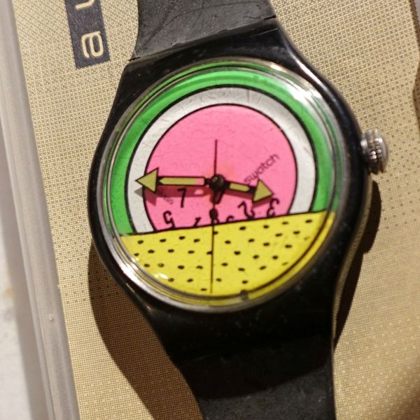 Swatch GO001 Breakdance Automatic Keith Haring Inspired NIB 1985 ...