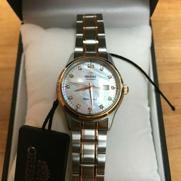 Orient Charlene Automatic Ladies Watch Mother of Pearl FNR1Q001W0 ...