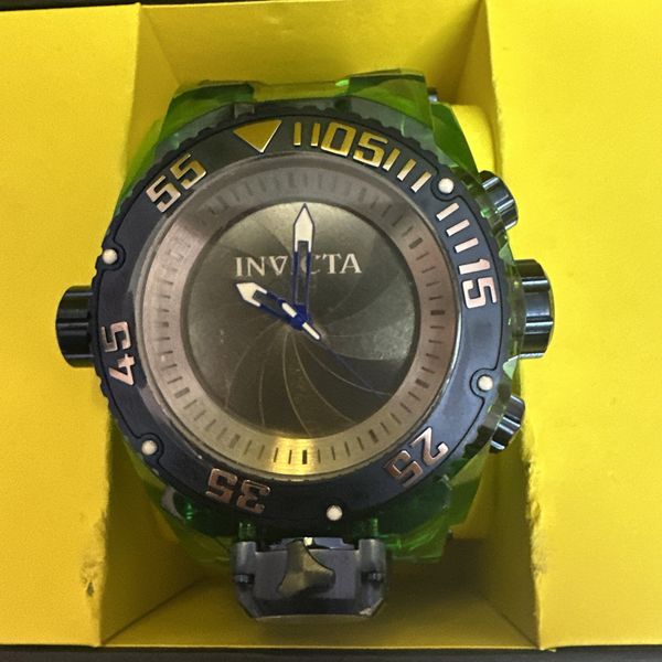 Invicta Bolt Zeus Magnum Shutter Men's 52mm Dual Time Chronograph Watch ...