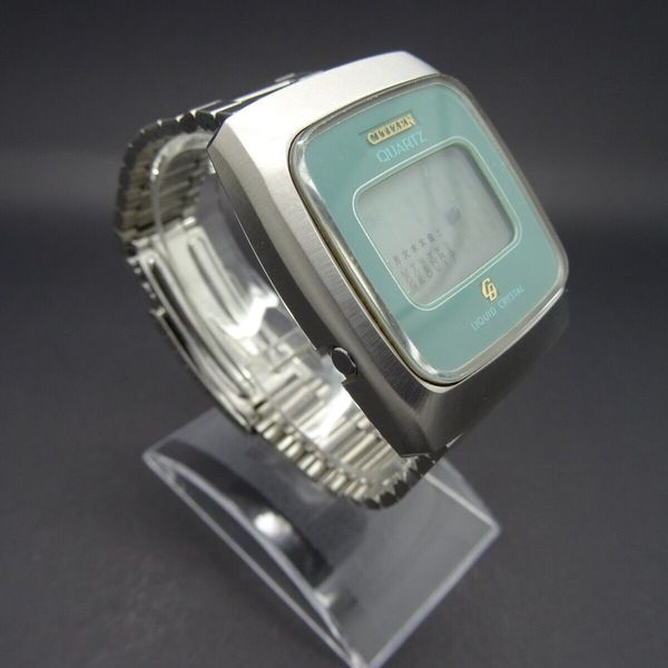 Vintage raro 1. Orologio Citizen LCD Quartz Crystron digitale watch ...